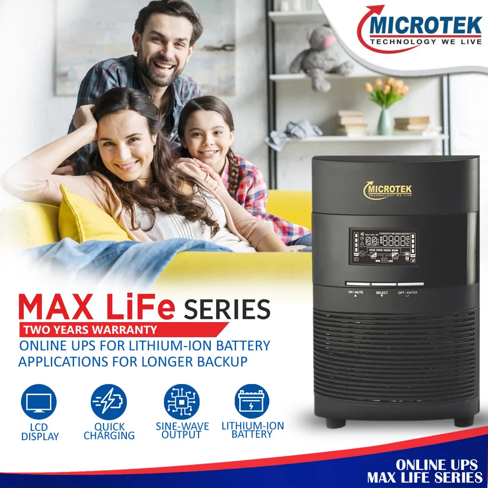 Microtek online ups 1 kva max Life 48v best dealer price delhi