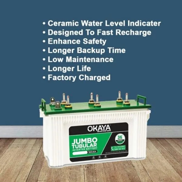 Okaya inverter battery 160ah opjt19036 best dealer price