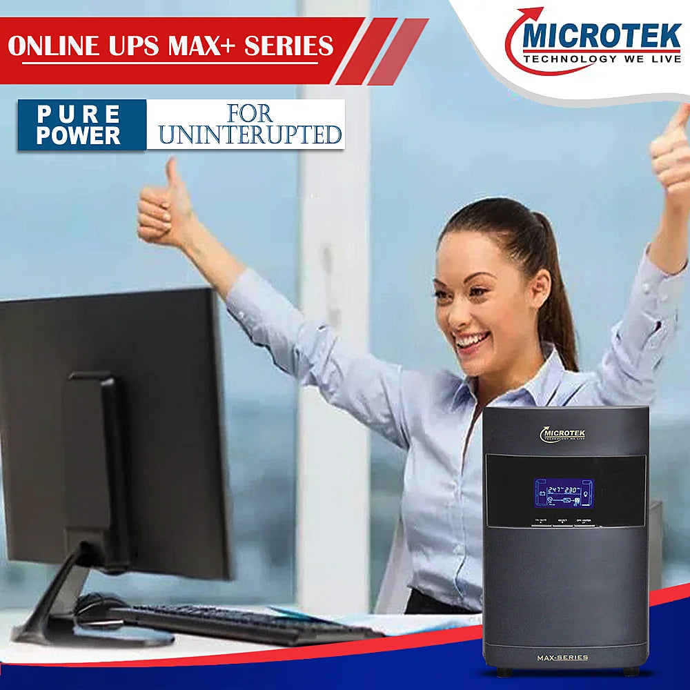 Microtek Online ups 2 kva inbuilt battery max+ best dealer price